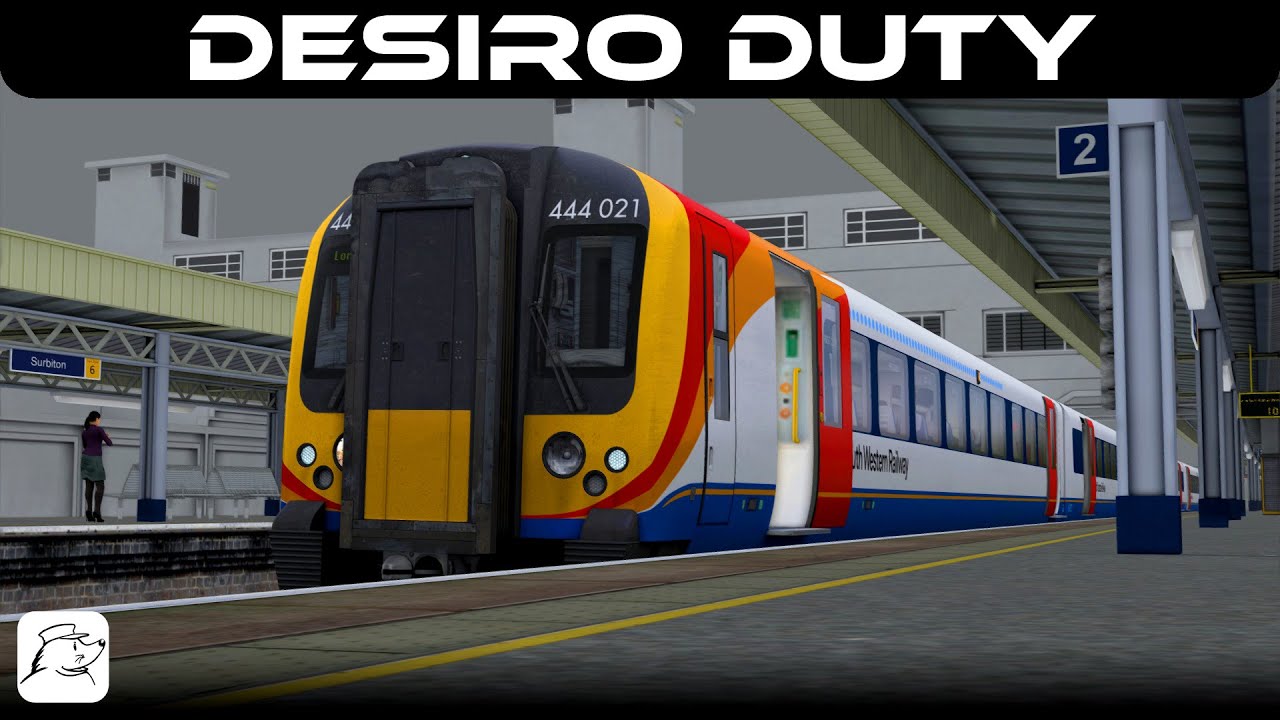 Desiro Duty! | BR Class 444 | Portsmouth Direct Line - YouTube