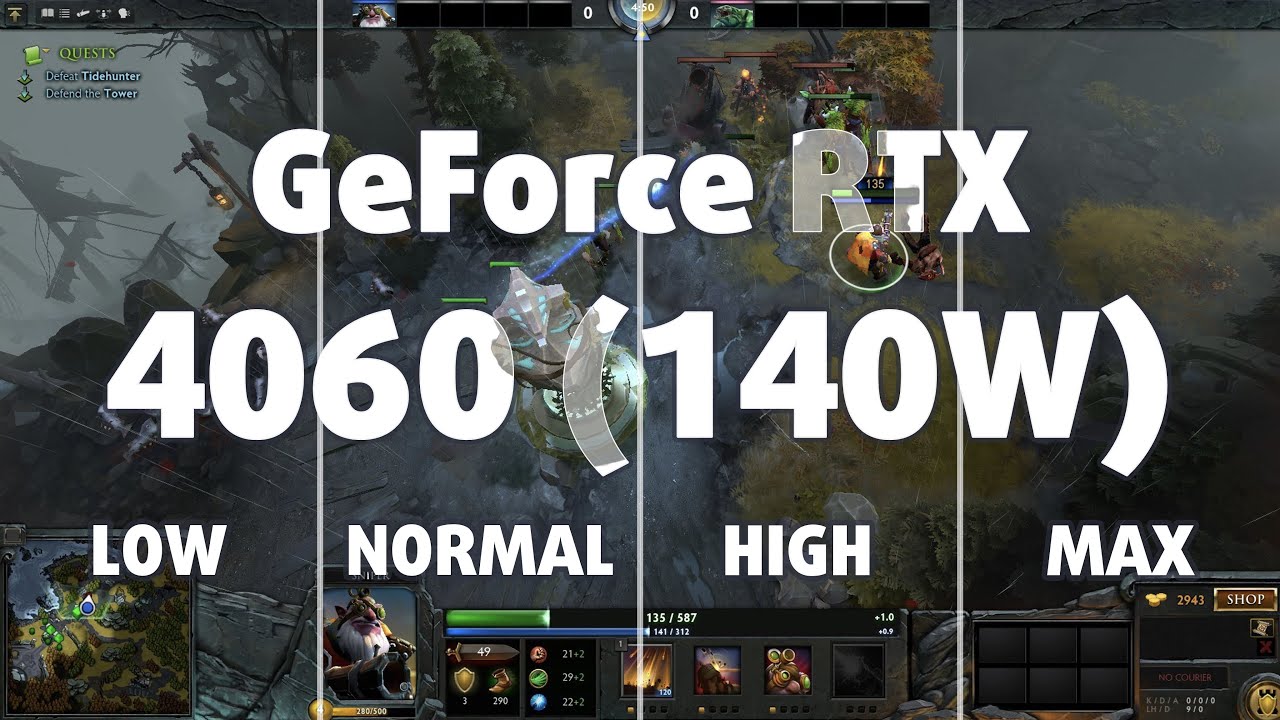 🎮 NVIDIA GeForce RTX 4060 [Laptop, 140W] - Dota 2 gameplay benchmarks ...