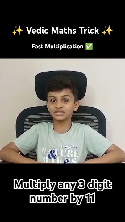 Vedic Maths Trick- Multiply any three digit number by 11 #shorts - YouTube