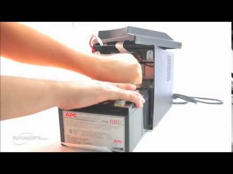 APC Replacement Battery RBC6 Installation, Instruction - YouTube