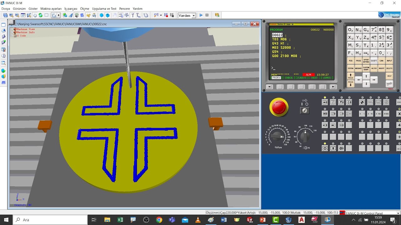 20 - G51.1 AYNA GÖRÜNTÜ (MIRROR IMAGE PROGRAM ) -1 - YouTube
