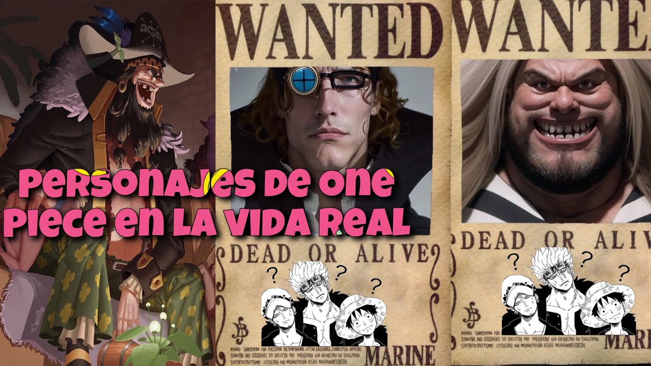 Personajes de One Piece en la vida REAL - ONE PIECE #luffy #onepiece # ...