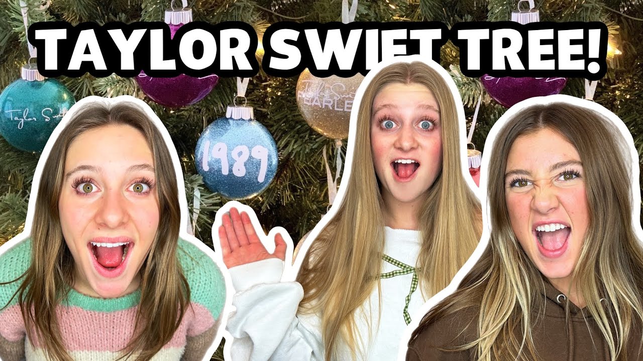 DECORATING OUR *TAYLOR SWIFT* CHRISTMAS TREE!!!! - YouTube