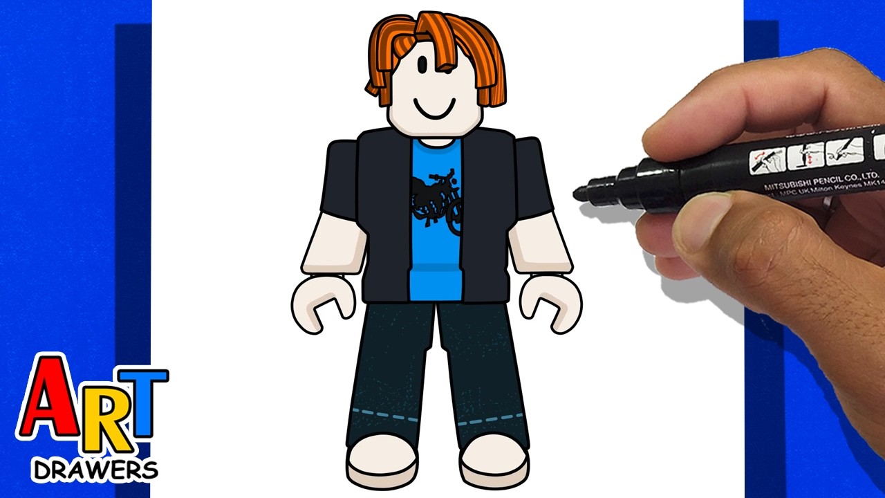 How To Draw BACON HAIR - ROBLOX - YouTube