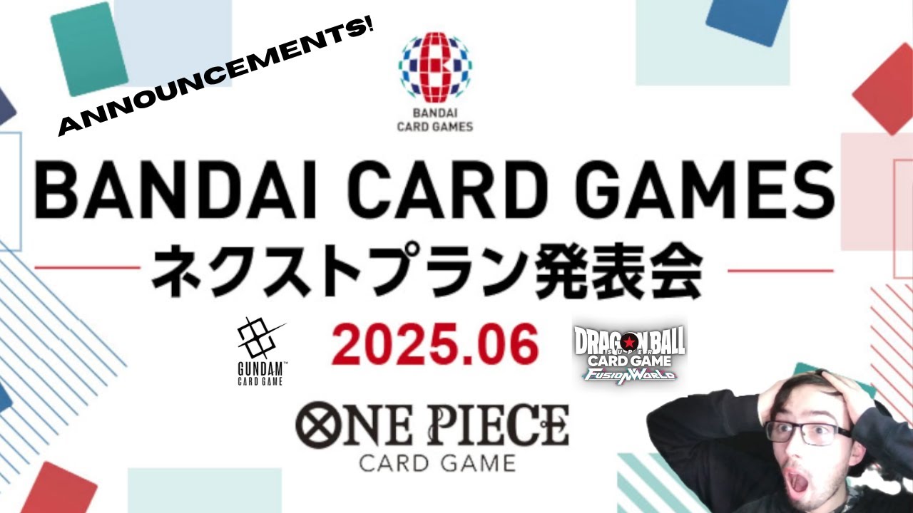 Bandai Card Games Next Plan Presentation Announcements! New Cards ...
