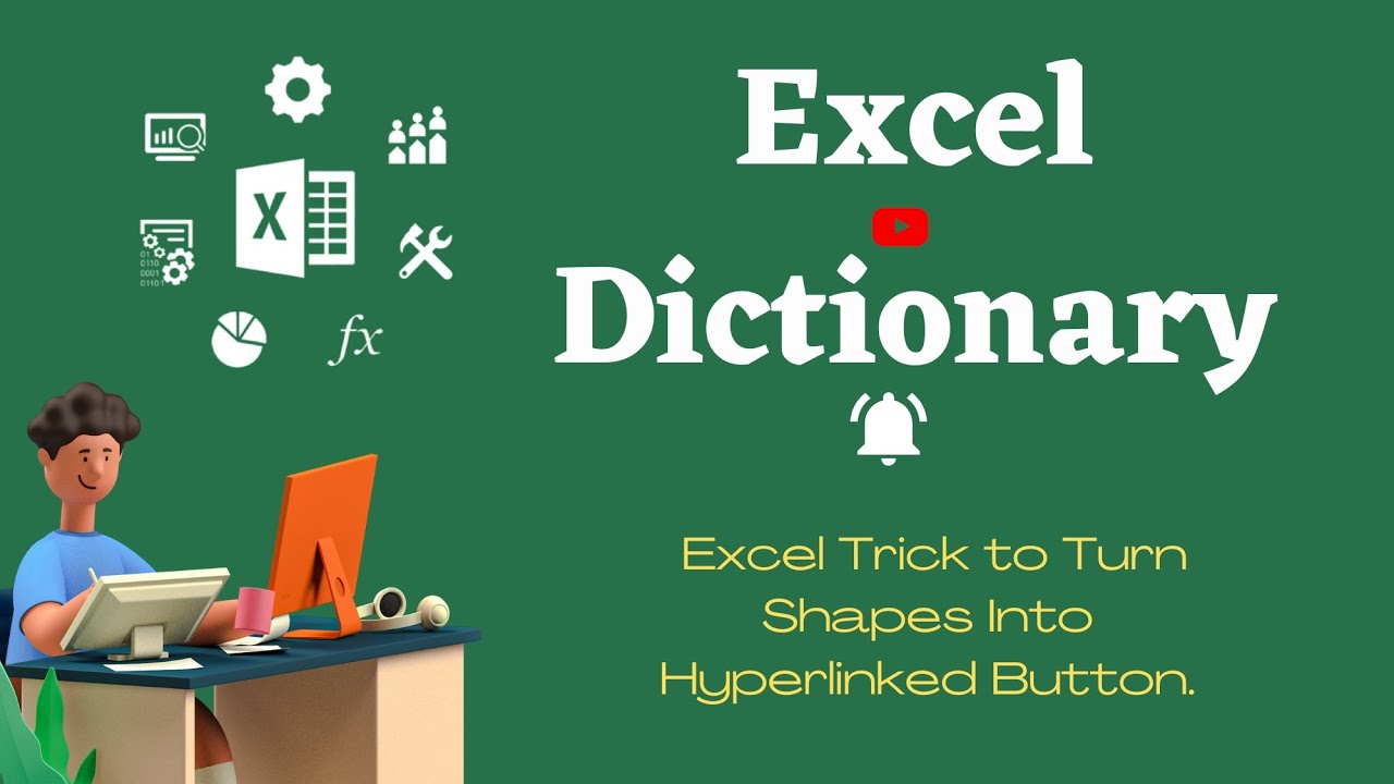 A Cool Excel Trick to Turn Shapes Into Hyperlinked Buttons: 📊 ...