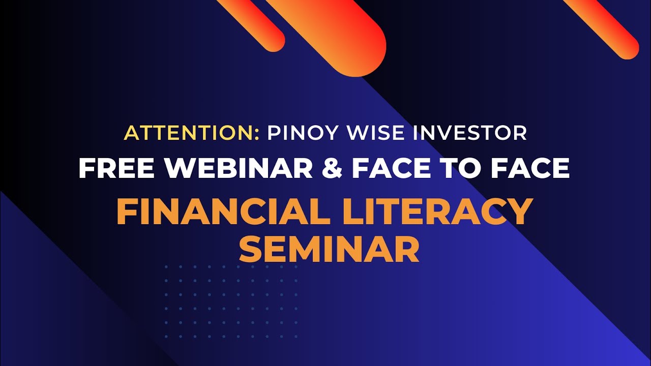 FREE IMG - Financial Literacy Seminar for Pinoy Wise Investor - YouTube