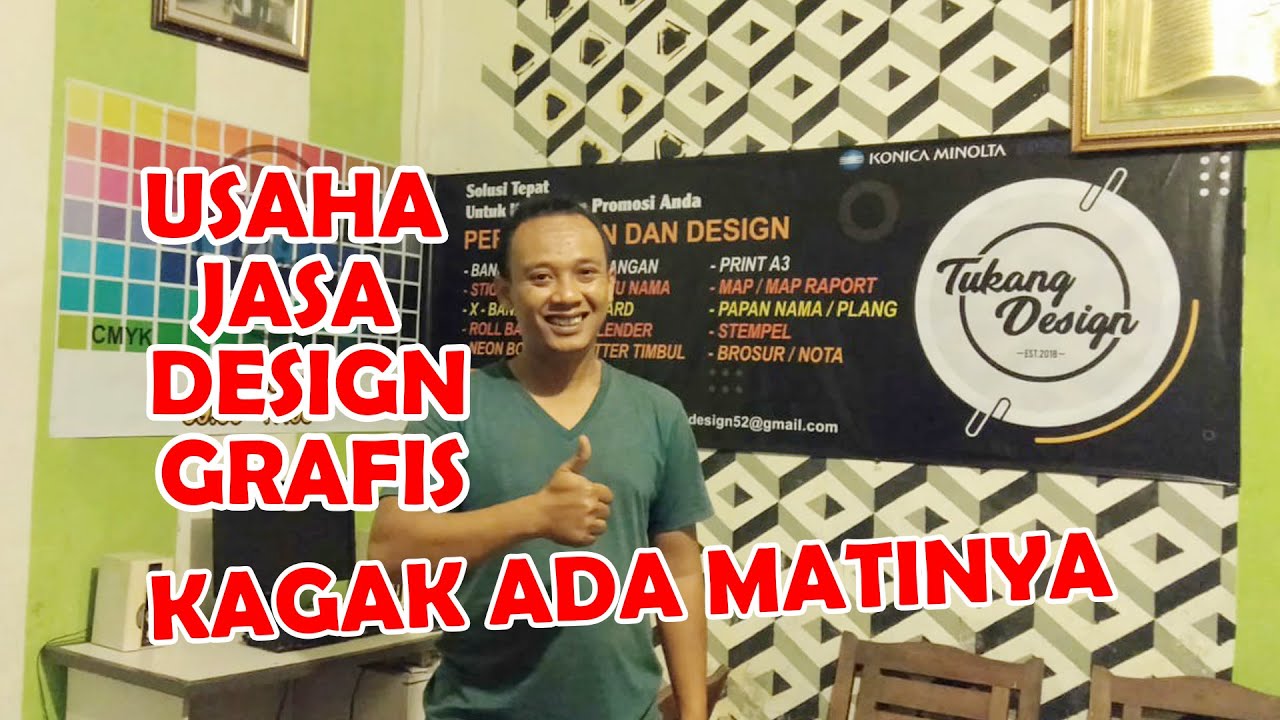 usaha rumahan yag tidak akan punah | jasa design grafis - YouTube