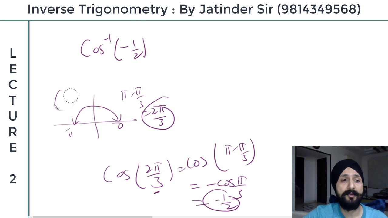 INVERSE TRIGONOMETRY 2 : Very important Problems on basic formulas ...