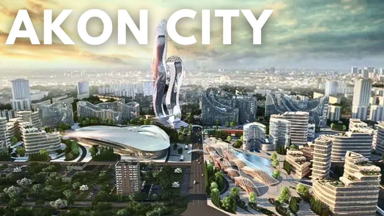 La ville Futuriste du chanteur Akon à couper le soufle - AKON CITY, au ...