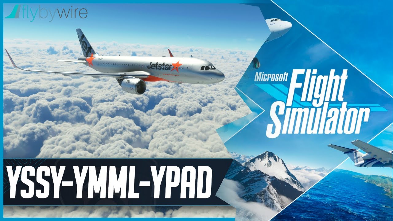 MSFS LIVE | Australia Day #1 + Flying Left Handed | A32NX Mod | Sydney ...