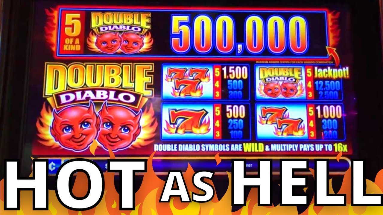 DOUBLE DIABLO Slot Machine is HOT AS HELL At This Casino Resort - YouTube