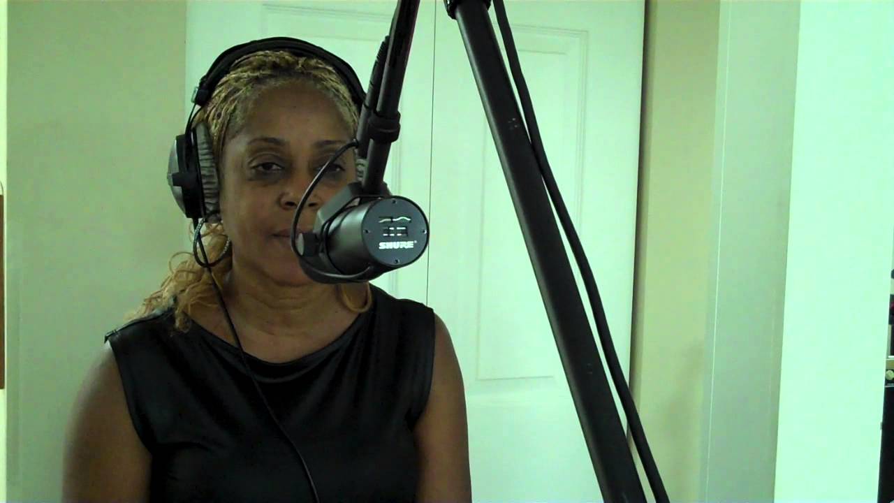 Renee overdubbing vocal track.. - YouTube