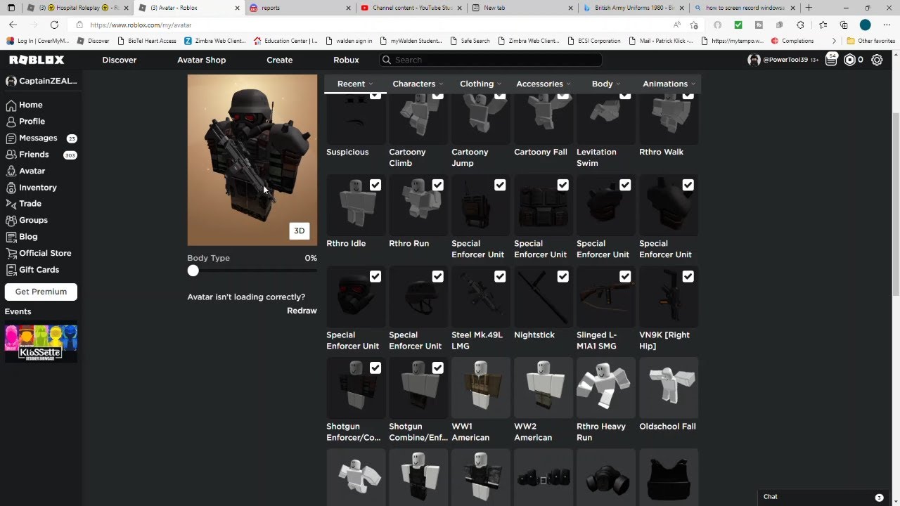 Special Enforcer Unit outfit (Roblox) - YouTube