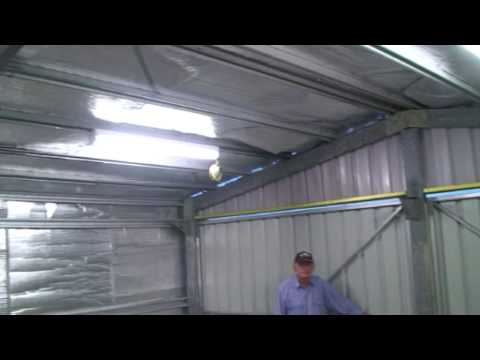 New shed doors for the hot rod shed.mpg - YouTube