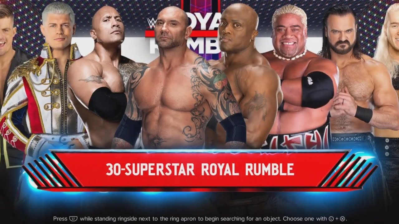 WWE 2K24 Royal Rumble 30 Super Star - YouTube