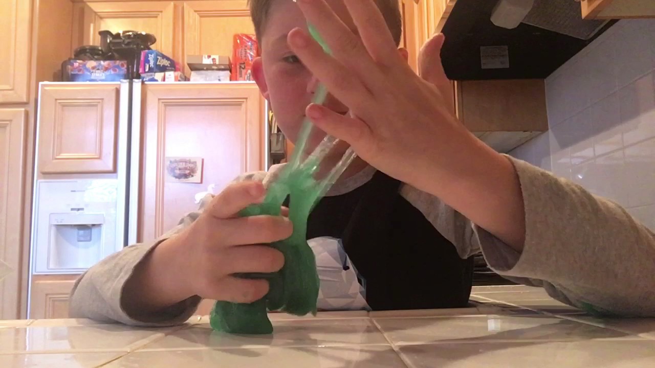 Stickiest slime ever - YouTube