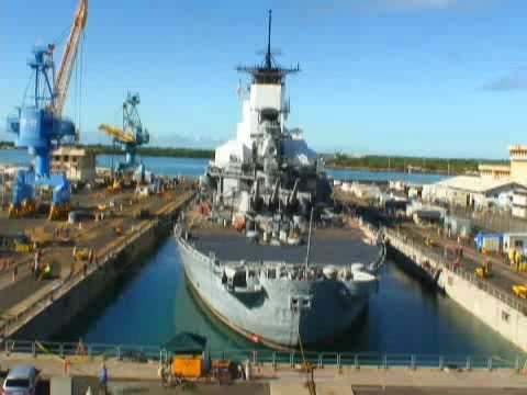 Uss Missouri Battleship Dry Dock