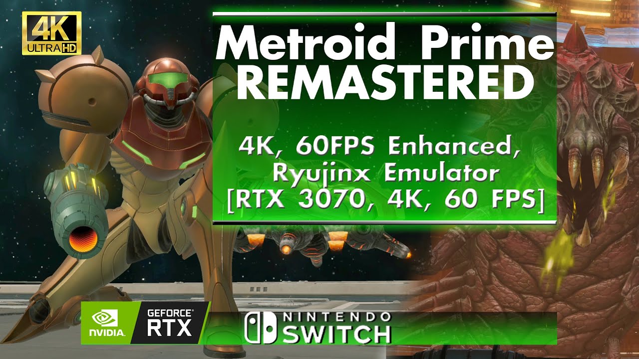 Metroid Prime REMASTERED - 4K, 60FPS Enhanced, Ryujinx [Core i9, RTX ...
