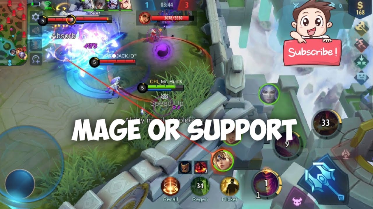 VALIR MAGE OR SUPPORT - BEST BUILD HERO MOBILE LEGEND - YouTube