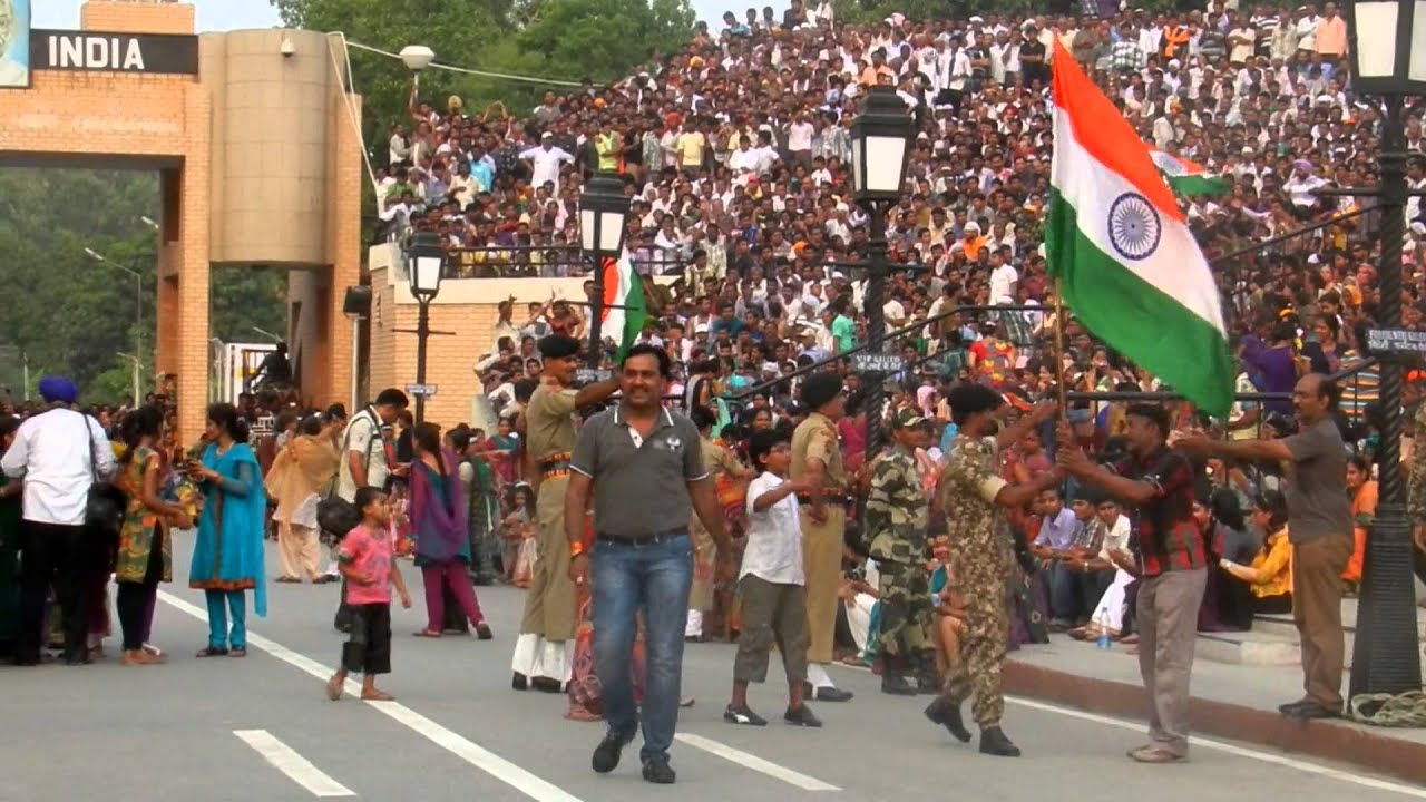 With National Flag at Vagha Border..........Jitu Jirati - YouTube
