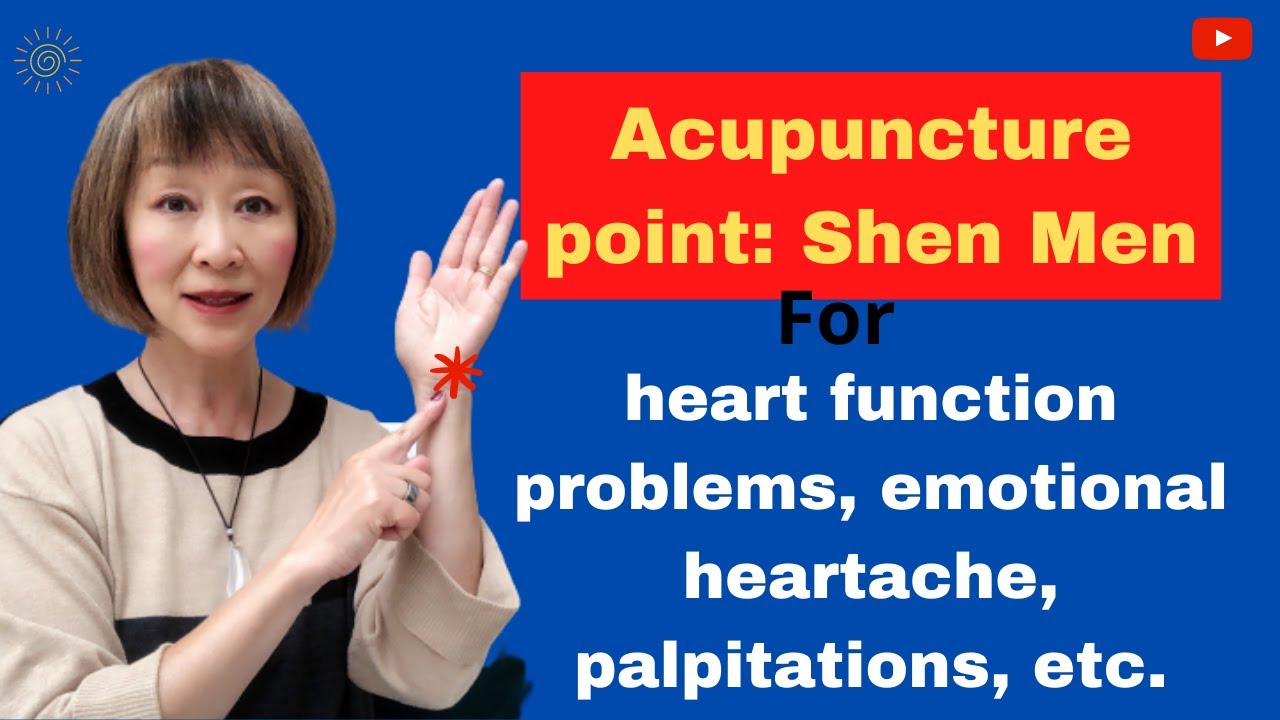 Acupuncture point Shen Men for heart function problems, emotional ...
