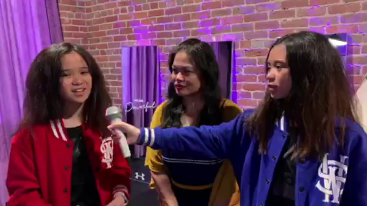 Amelia And Adinah 13 Year Old Hosts Interview Roslynn Alba Cobarrubias ...