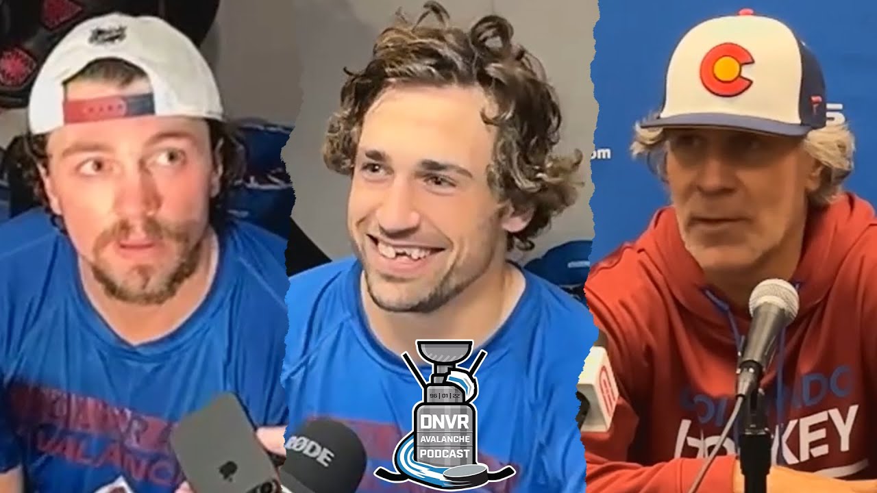 Jared Bednar, Miles Wood & Sam Girard after Day 3 of Avs Camp - YouTube