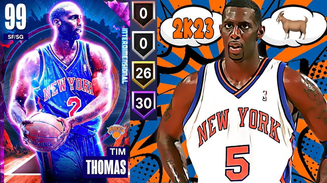 DARK MATTER TIM THOMAS GAMEPLAY! THE 2K23 GOAT FINALLY HAS A DARK ...