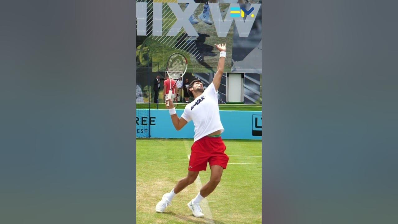 Novak Djokovic Tennis Serve Slow Motion 🎾 ️ - YouTube