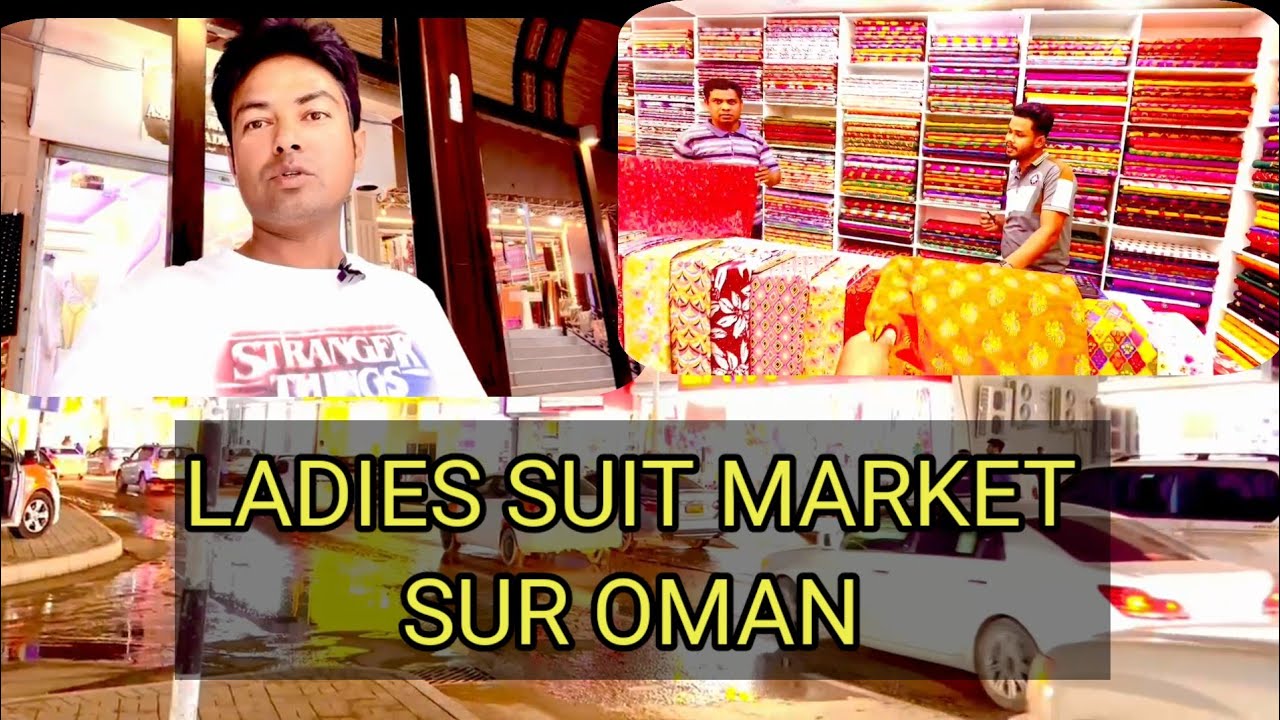 Tour of ladies clothes Souq market Sur Oman with Travelvloger05 - YouTube