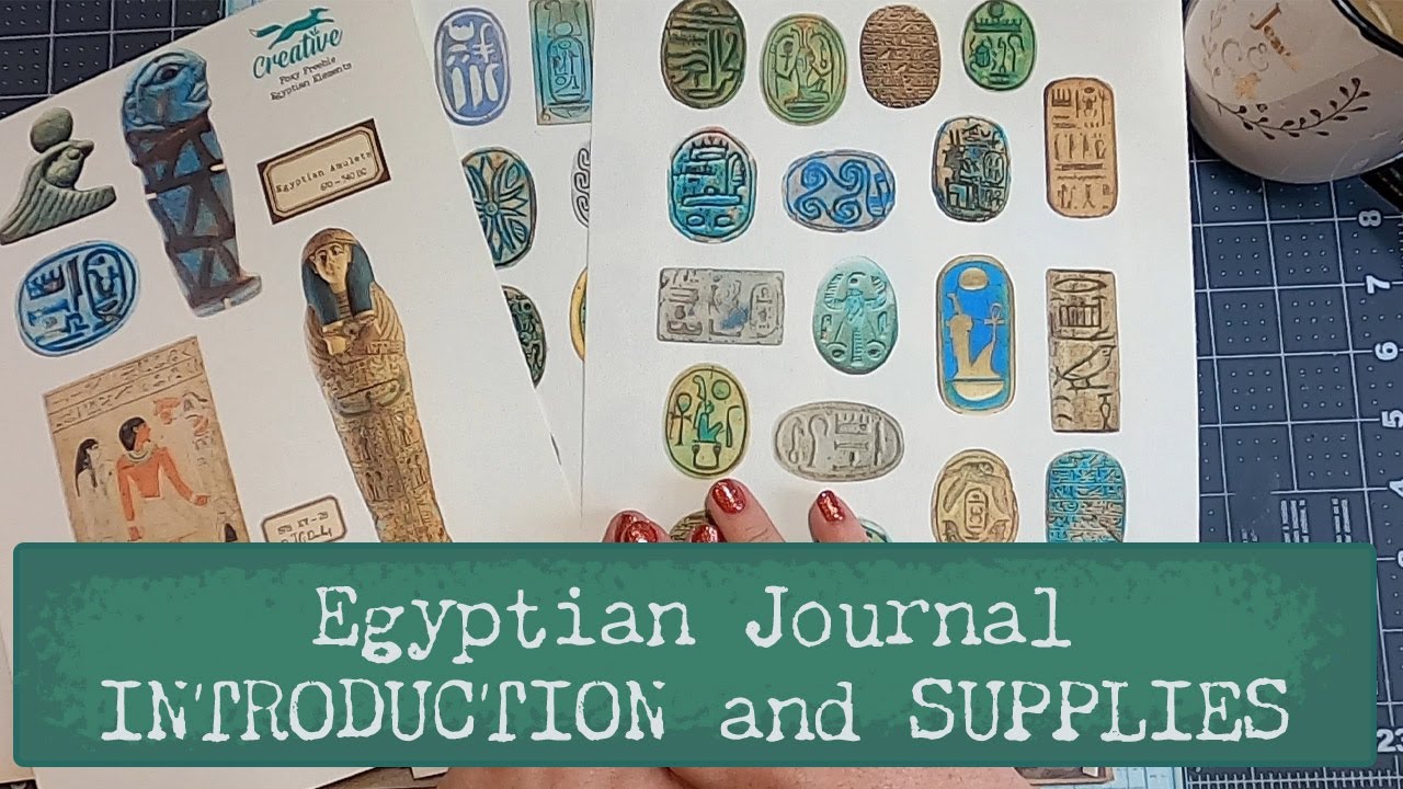 Intro to my New Egyptian Journal Project - YouTube