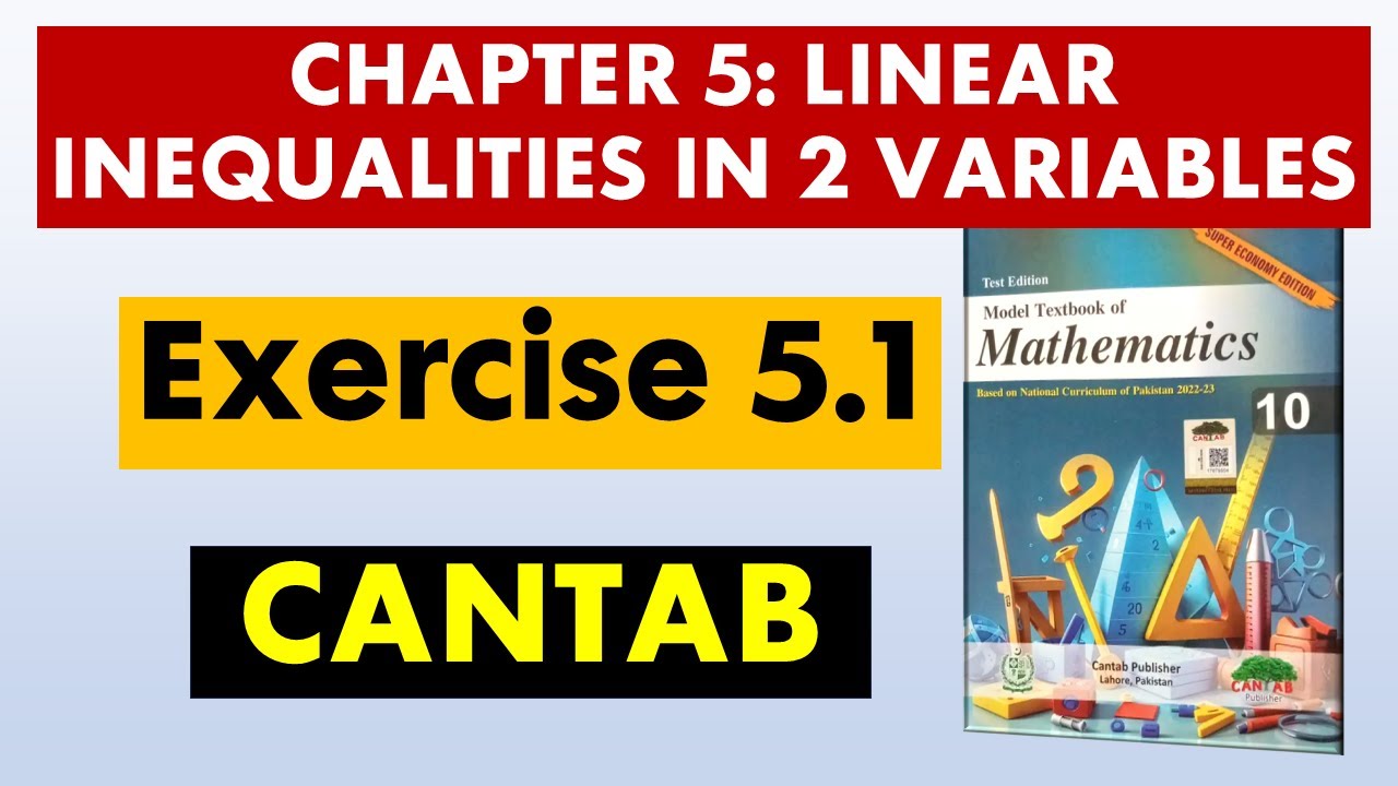 Chapter 5: Linear Inequalities in 2 variables | Ex. 5.1 | Class 10 ...