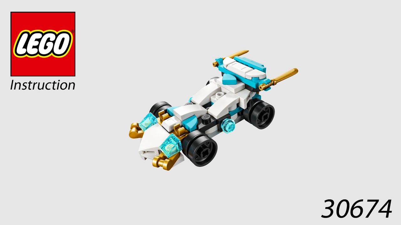 LEGO Instruction - NINJAGO - 30674 - Zane's Dragon Power Vehicles - YouTube