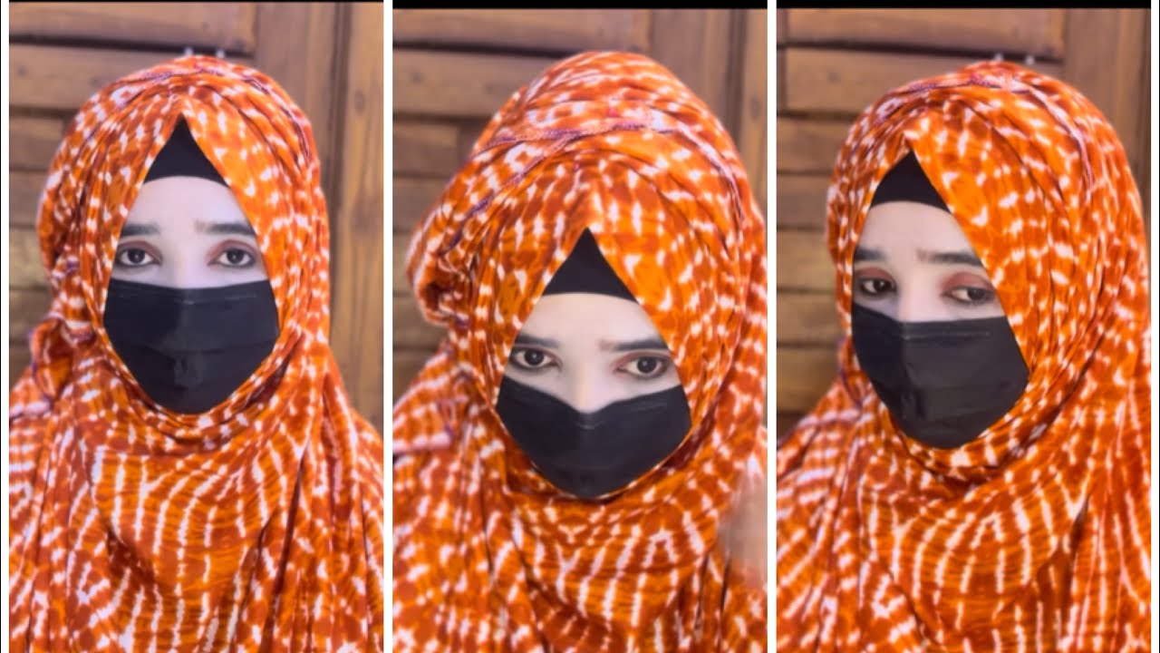 Full Coverage Hijab Tutorial With Cotton || Cotton hijab Tutorial ||By ...