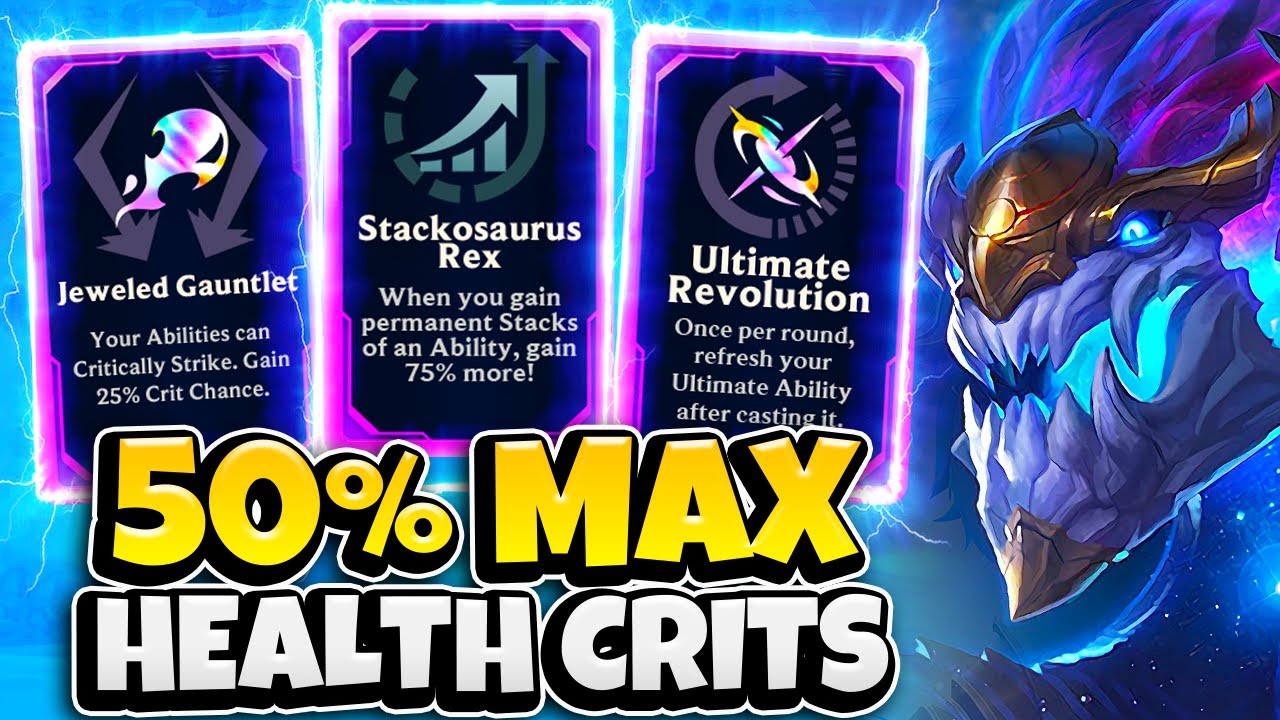 God Roll Stackosaurus Rex & Jeweled Gauntlet Aurelion Sol: 50% Max ...