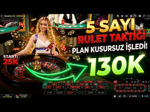RULET | 5 Sayılık Bahisler Kusursuz İşledi! | +130K #rulet #rulettugkan #roulette #casino #blackjack