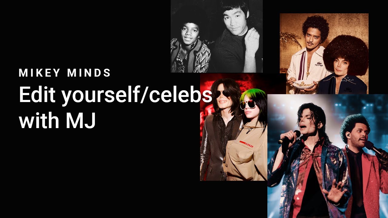 How To Edit Yourself With Michael Jackson 2021 | Mikey Minds - YouTube