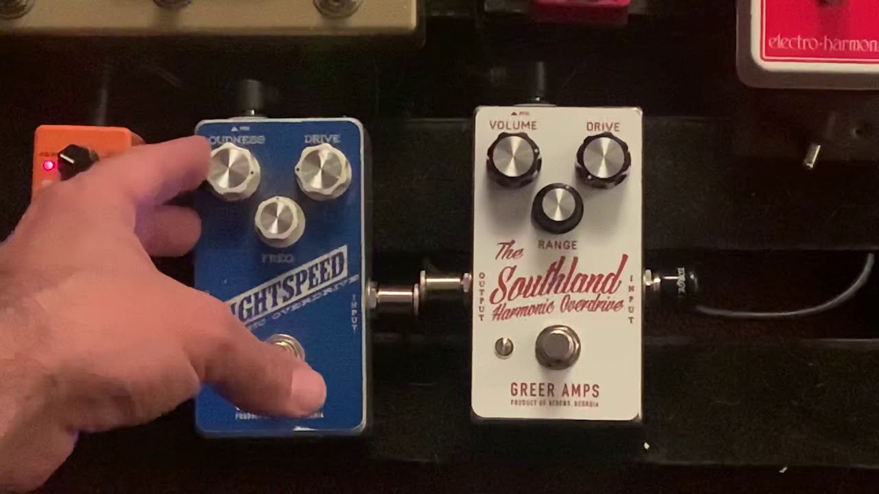Greer Amps Lightspeed Organic and Southland Harmonic Overdrives ...