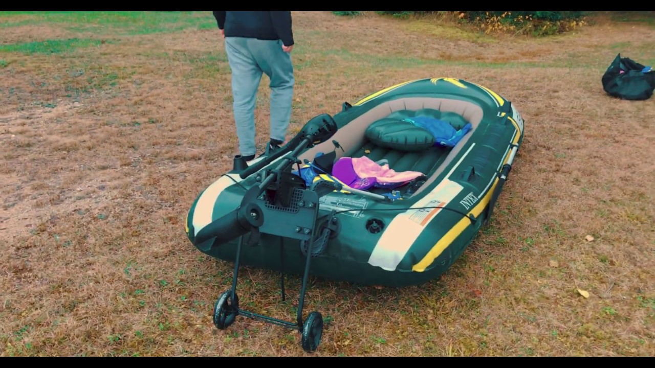 Dolly/wheels for Seahawk 4 using motor mount (plus some drone footage ...