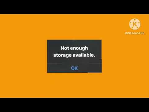 Not Enough Storage Available KineMaster - YouTube