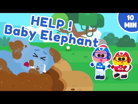 Cocobi Baby Elephant Rescue Mission : Save Animal Games For Kids | Fun ...