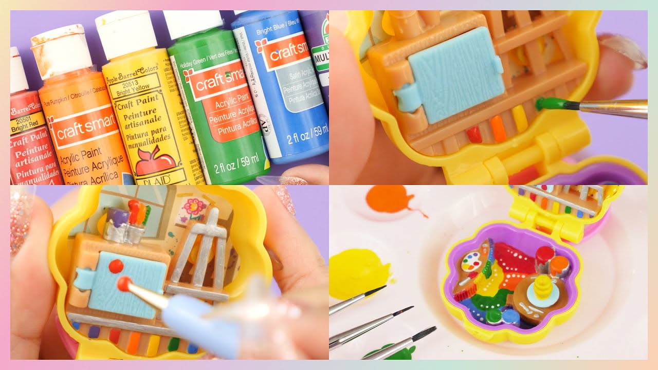 🎨CRAFTS🎨 How I Repaint My Polly Pocket Toys | DIY Tips & Tricks - YouTube
