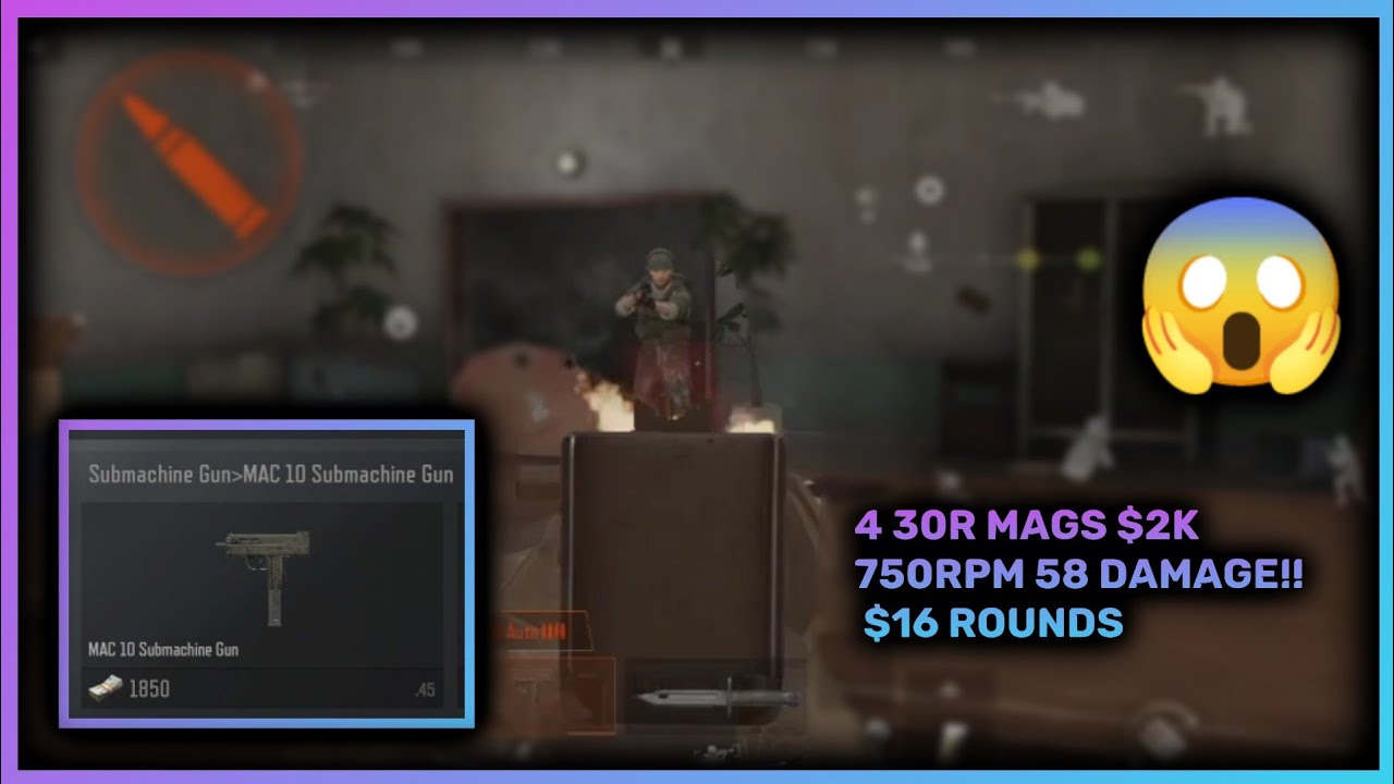 SUPER CHEAP GUN AMMO MAGS, EFFECTIVE LEG META STARTER SMG 😍 MAC 10🔥 ...