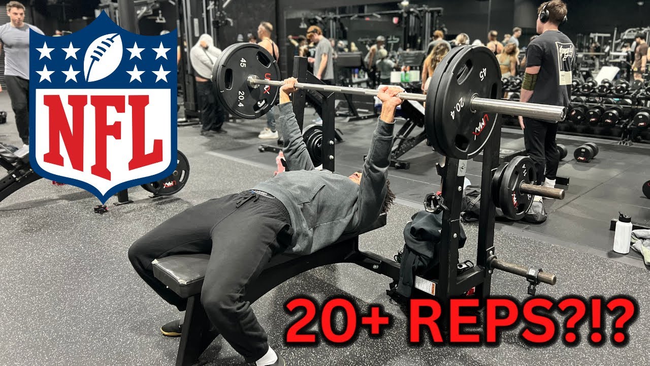 NFL Bench Press Challenge - YouTube