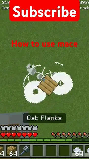 How to use mace in minecraft || #minecraft #gaming #shorts #viral - YouTube