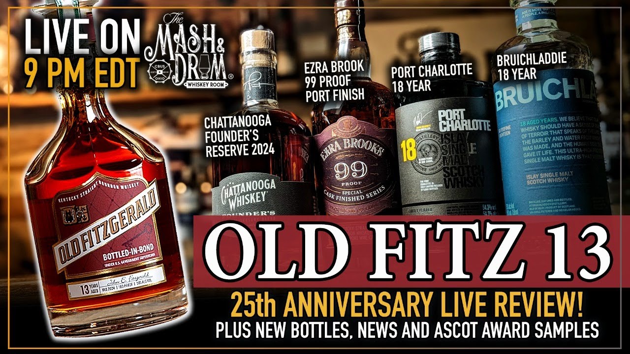 Old Fitzgerald 13 25th Anniversary LIVE REVIEW! Plus some new bottles and ASCOT Award samples ...