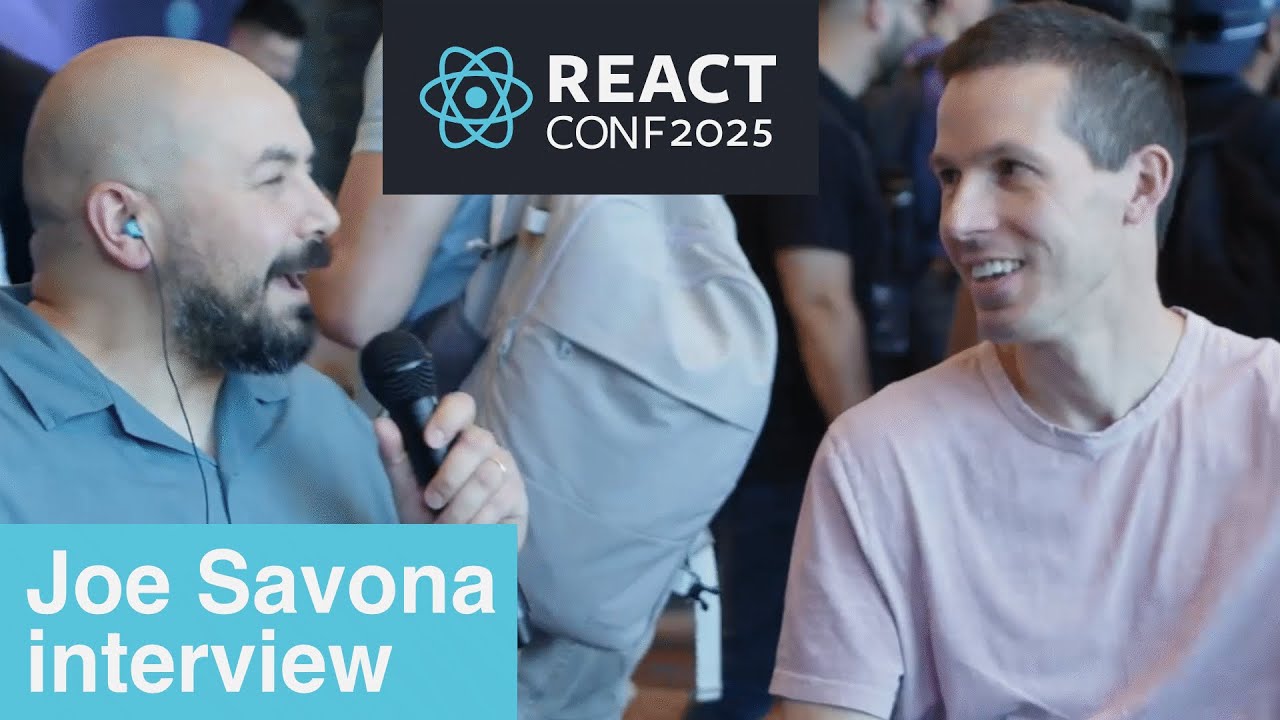 Joe Savona interview - YouTube