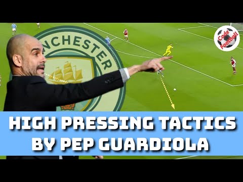 High pressing by Guardiola! Manchester City 2022-2023! - YouTube