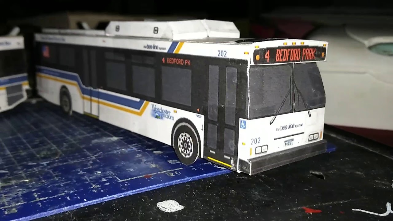 Custom Paper Model Westchester Bee Line Buses - YouTube